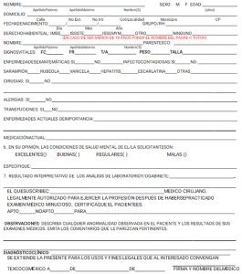 Certificado Médico Cruz Roja » Certificados México